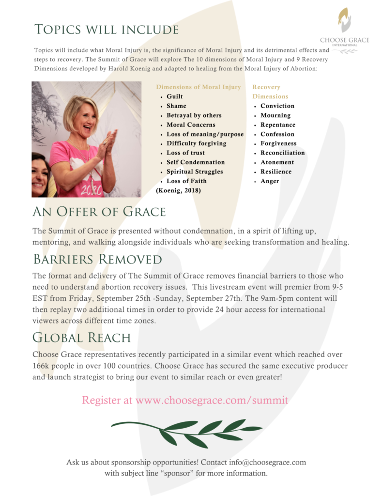 Choose Grace International | Summit Of Grace